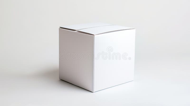 White Box on White Background Stock Illustration - Illustration of ...