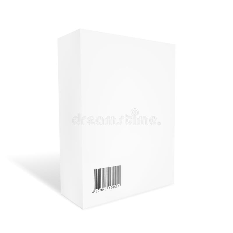 White Box with Barcode Ready for Your Design Stock Illustration ...