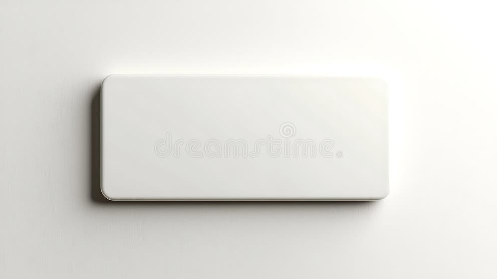 A White Box with a Black Border Stock Photo - Image of panel, board ...