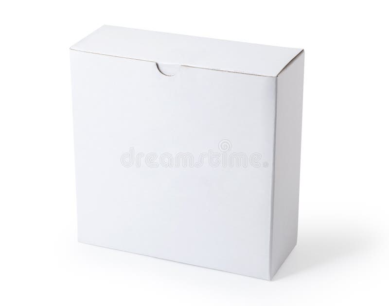 Open White Blank Carton Pizza Box Stock Image - Image of package ...
