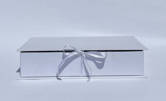 Box with Book Closure and Ribbon Stock Image - Image of book, ribbon ...