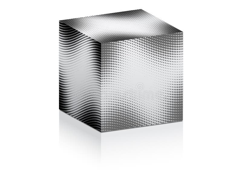 White box with dots on it stock vector. Illustration of site - 10744723