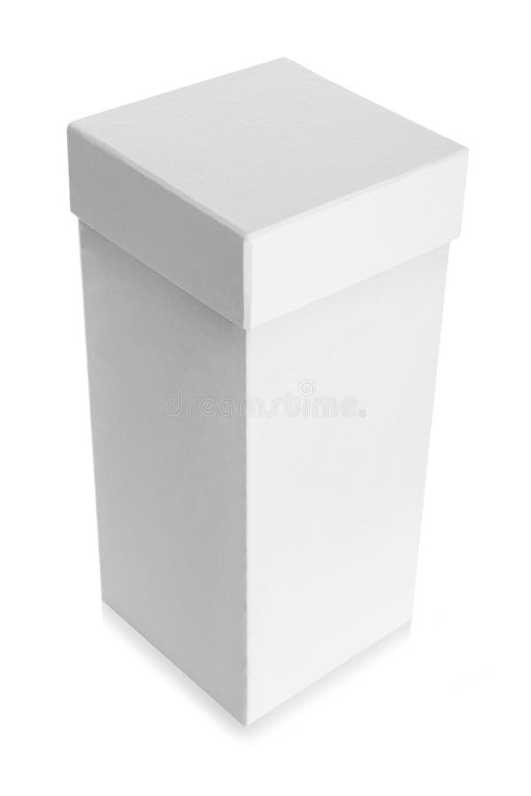 White paper box stock photo. Image of life, packaging - 23411056