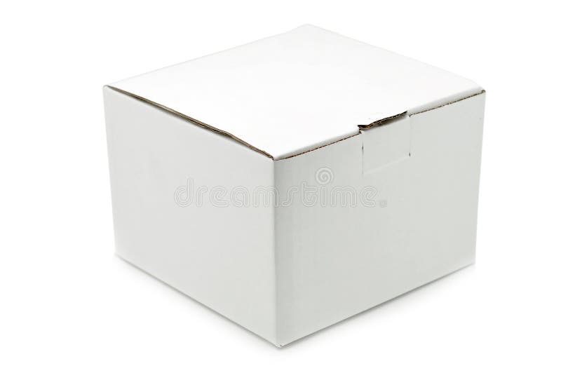 White paper box stock photo. Image of life, packaging - 23411056