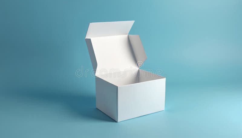Blank Blue Packaging Box Template Stock Illustrations – 3,649 Blank ...