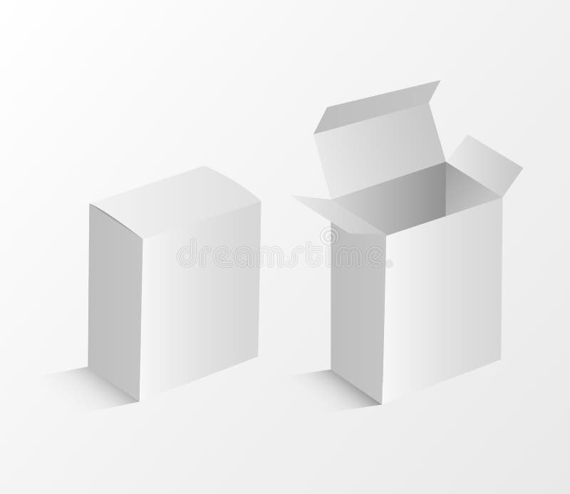 Thin Mockup Rectangular Box Stock Illustrations – 122 Thin Mockup ...