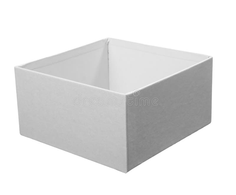 White paper box stock photo. Image of life, packaging - 23411056