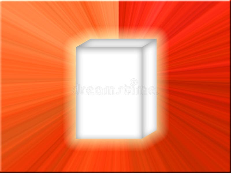 White Box Red Star stock illustration. Illustration of yellow - 2550549