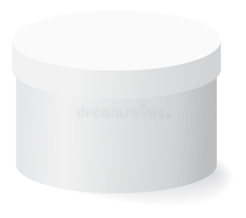 White Box with Shadow on White Background Stock Vector - Illustration ...