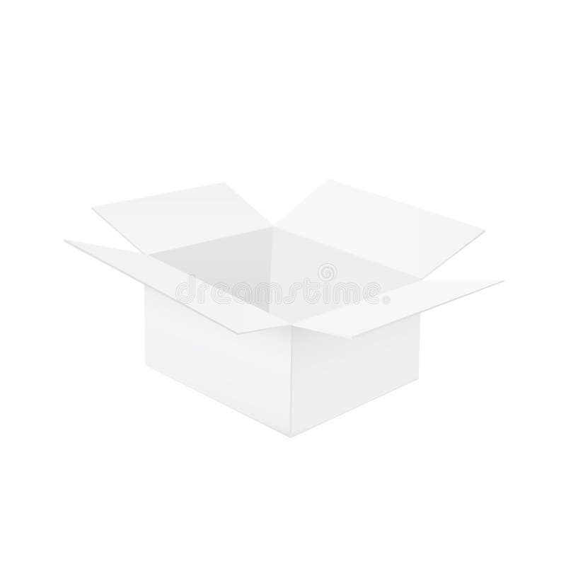White box. Vector stock vector. Illustration of packing - 46584883