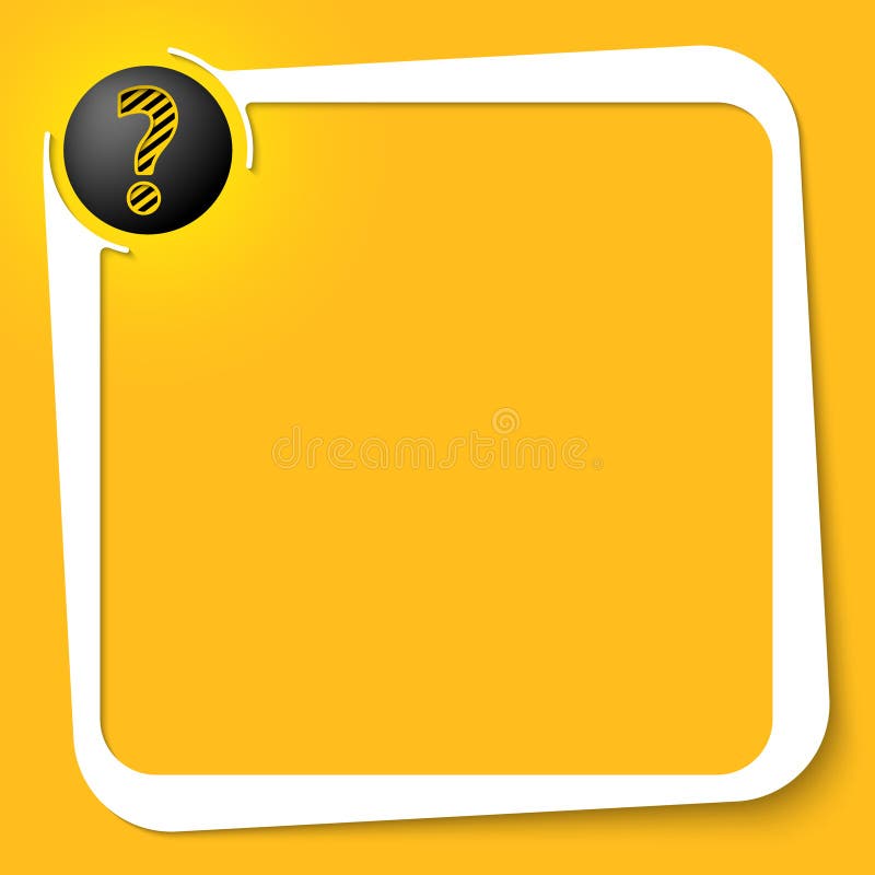Yellow Text Box Question Mark Stock Illustrations – 114 Yellow Text Box ...