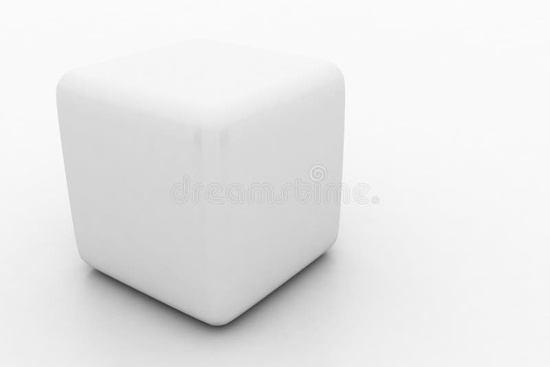 White Box on White Background Stock Illustration - Illustration of ...