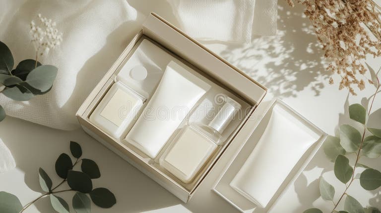 A White Box with a White Lid and a White Box Inside. Generative AI ...