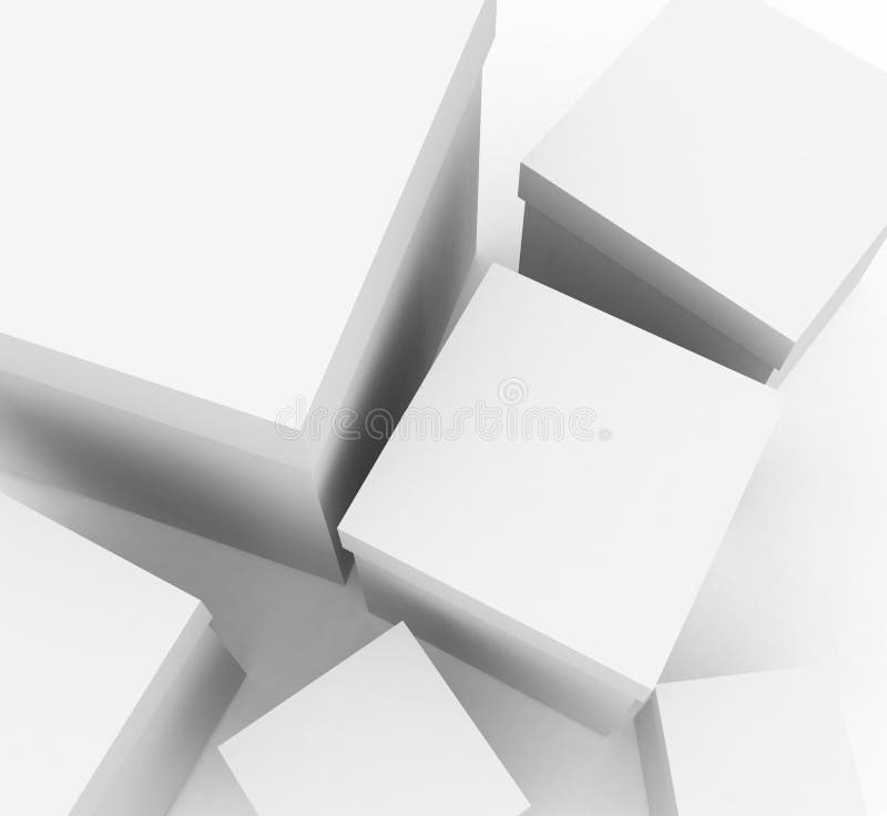 White boxes stock illustration. Illustration of rectangle - 17178979