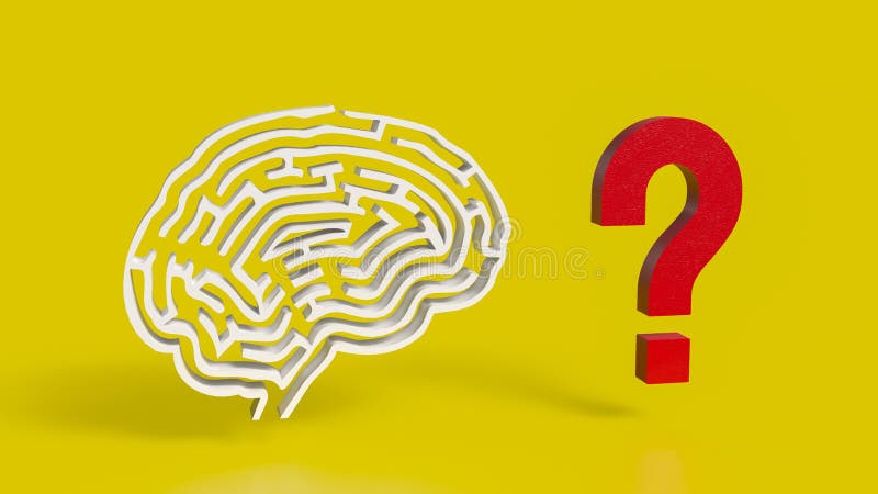 Question Mark Brain Thinking Concept Stock Illustrations – 1,243 ...