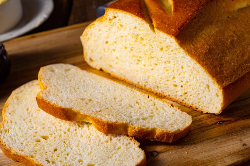White Bread with Butter and Delicious Jam Stock Photo - Image of beere ...