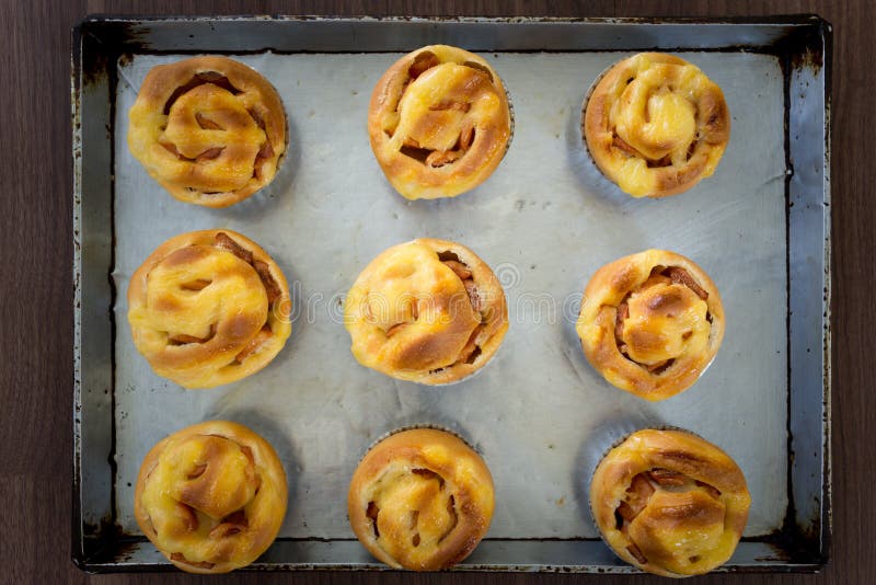 White Bread Ham and Cheese Bake Stock Photo - Image of bread, meal ...
