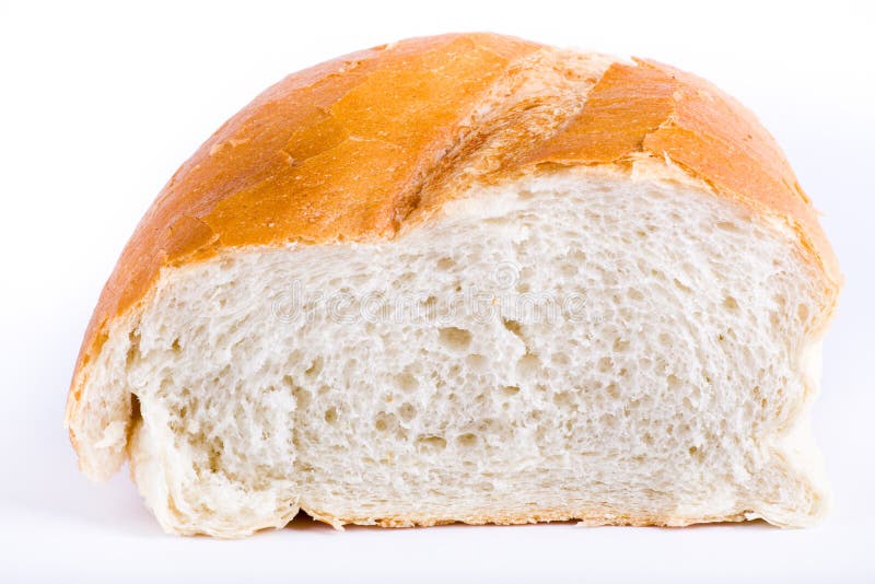 Slice of White Bread with Center Missing, Crust As Stock Photo - Image ...