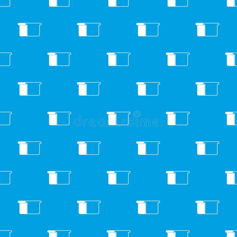 White Bread Pattern Seamless Blue Stock Vector - Illustration of ...