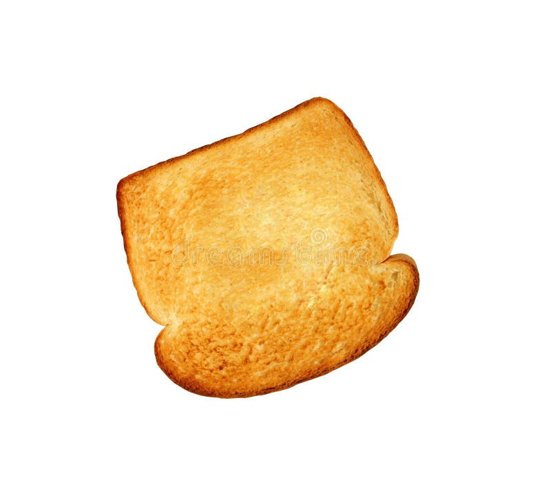 White Bread Toast. Isolated on White Stock Photo - Image of healthy ...