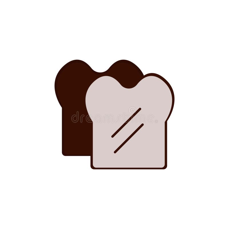 White Bread Vector Design Template Illustration Stock Vector ...