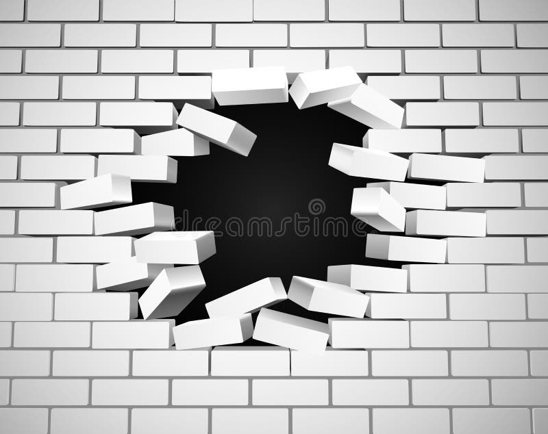 Hole Breaking Wall Stock Illustrations – 2,539 Hole Breaking Wall Stock ...