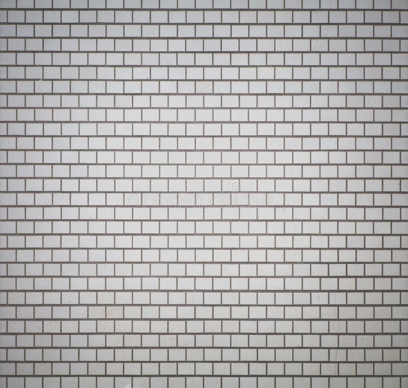 White Brick Tile Wall Seamless Background Stock Image - Image of paint ...