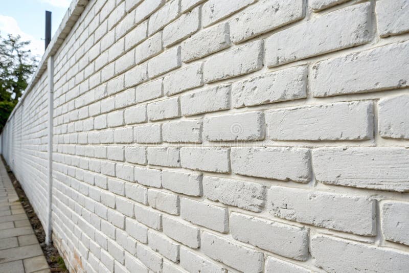 White Brick Wall Background for Creative Use Stock Illustration ...