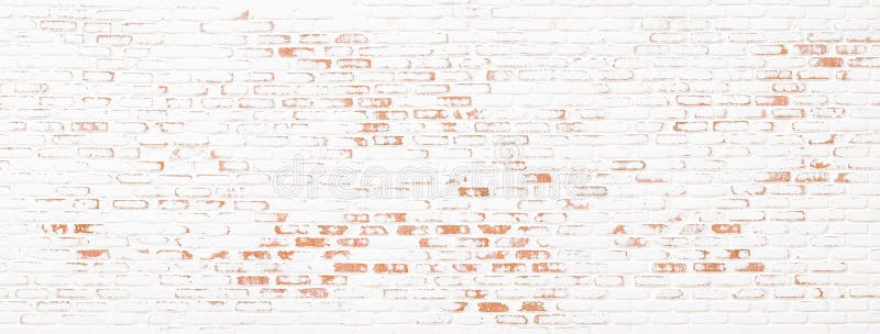 White Brick Wall Texture with Peeling Paint Stock Photo - Image of ...