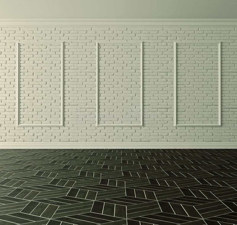 White brick wall classical stock illustration. Illustration of local ...