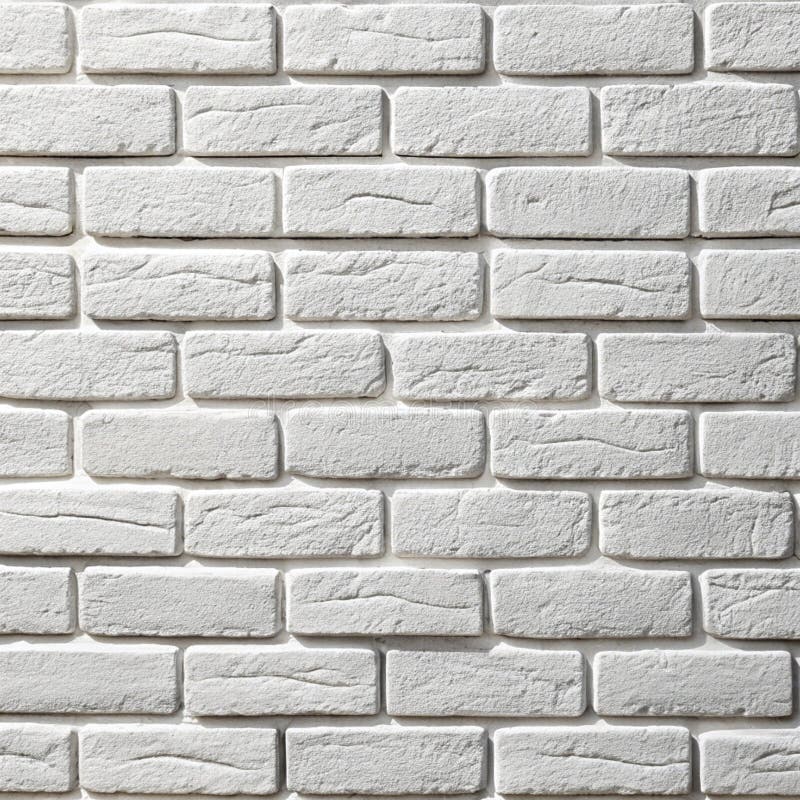 White Brick Wall â€ Clean and Minimalist Urban Texture Stock ...