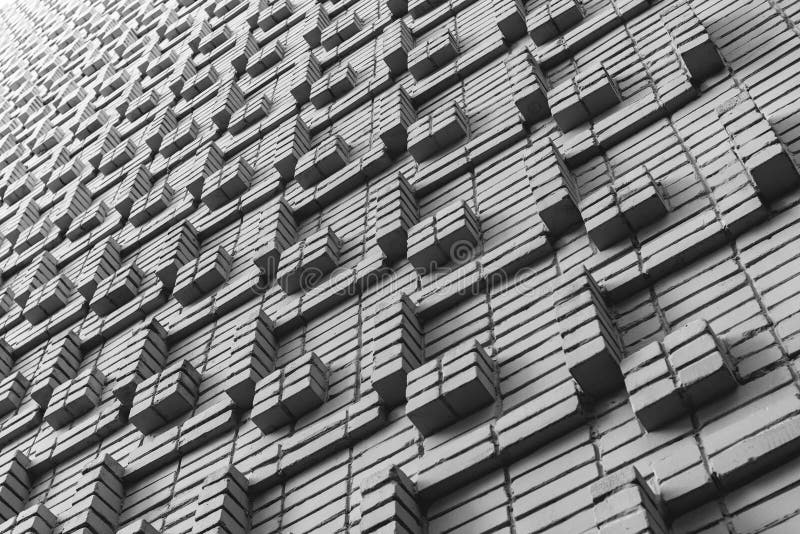 White Brick Wall of a Large House Stock Photo - Image of building ...