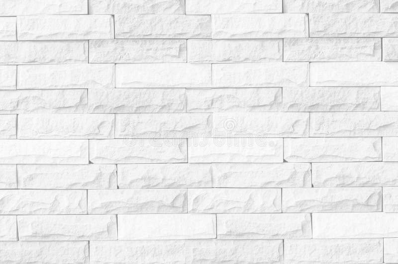 White Brick Wall Pattern of Modern Style Design Decorative Uneven Stock ...