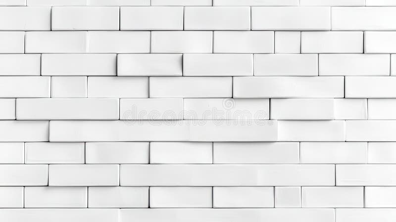White Brick Wall Pattern with Subtle Texture Stock Illustration ...