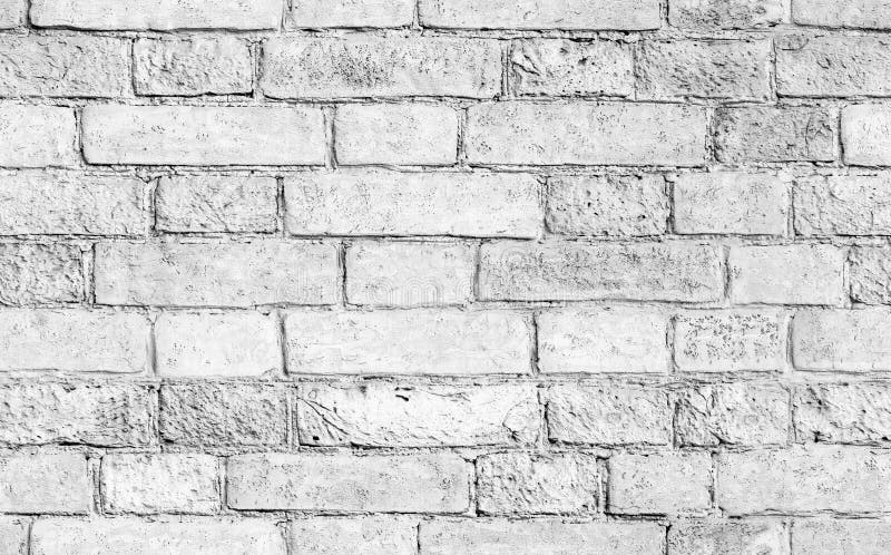White Brick Wall, Seamless Texture Stock Photo - Image of masonry ...