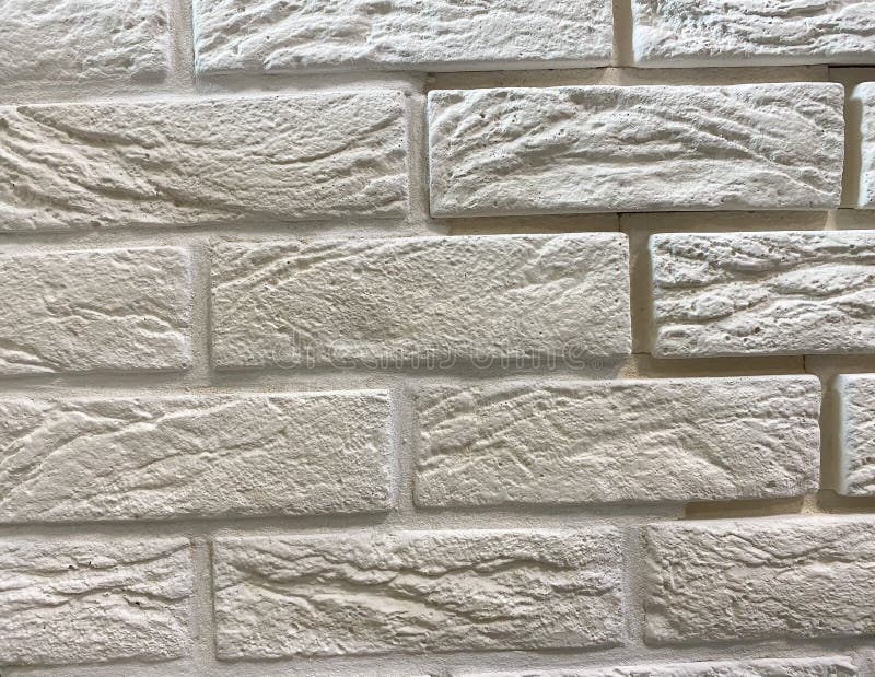 White Brick Wall, Square Photography Stock Image - Image of backdrop ...