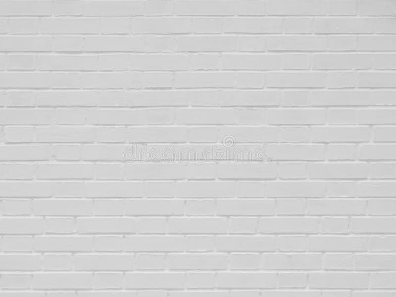 White Bleached Brick Wall Texture Perspective View Loft Style Stock ...