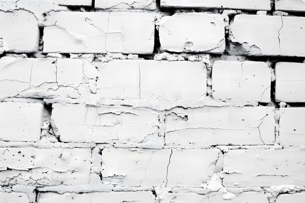 White Brick Wall Texture Background Stock Illustration - Illustration ...