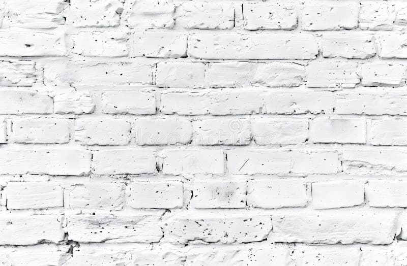 White Brick Wall Texture Background for Interior Design Stock ...