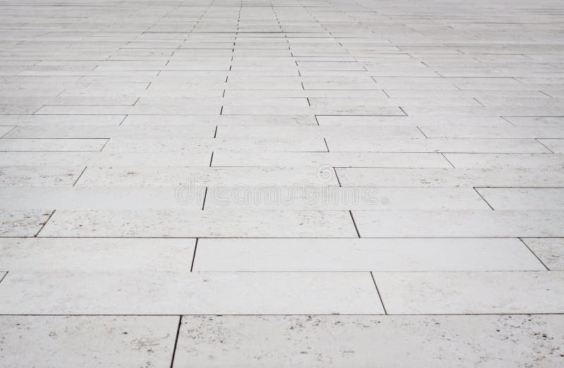 White Brick Wall Texture Light Sidewalk, Pavement Stock Photo - Image ...