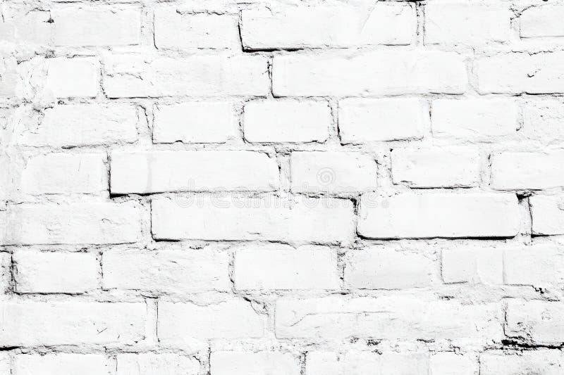 White Brick Wall Texture with Visible Mortar Lines Stock Illustration ...