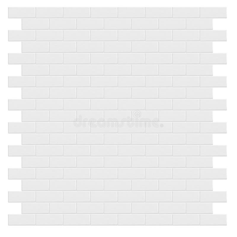 White Brick Wall. Vector Illustration Stock Vector - Illustration of ...