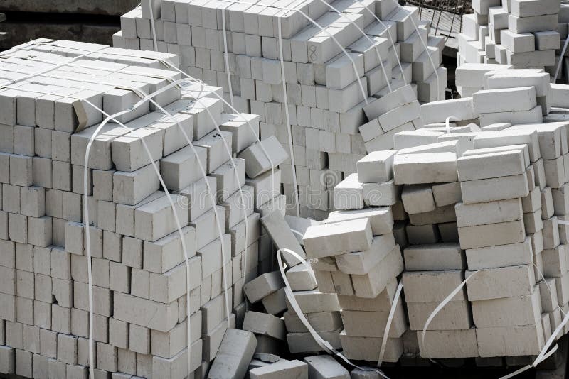 White bricks stock image. Image of rubble, messy, rustic - 5630705