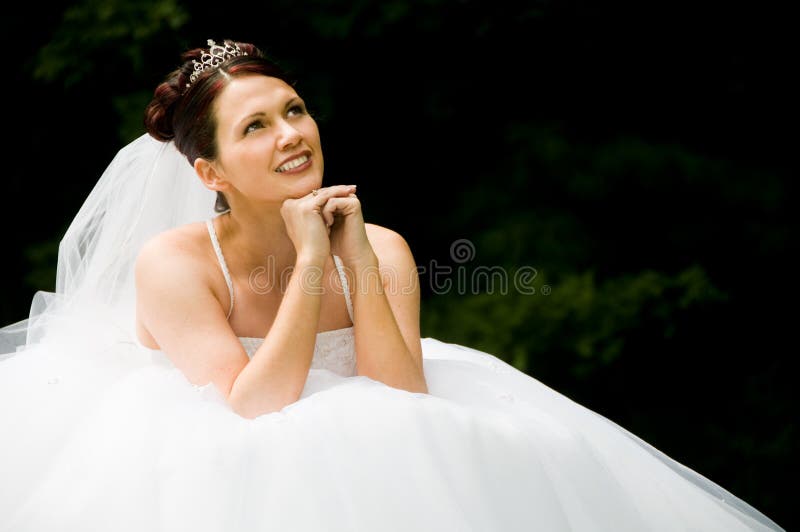 White Bride Dress with Beads is a Part of the Body Stock Image - Image ...