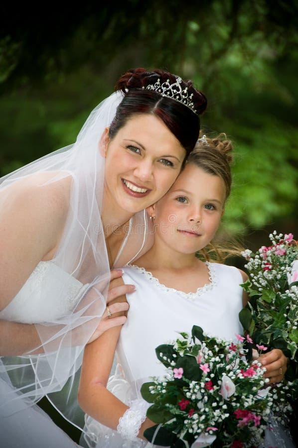 White Bride stock image. Image of dress, white, posing - 9654483