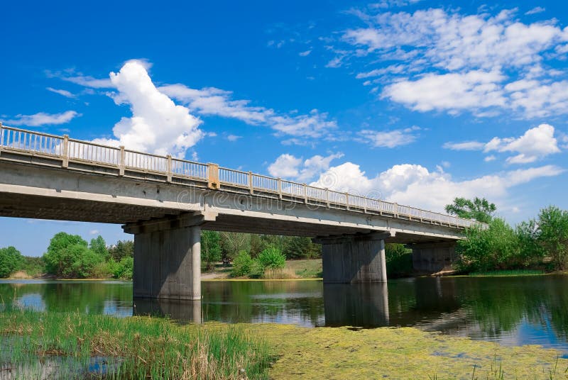 White bridge stock image. Image of rail, beauty, building - 12033105