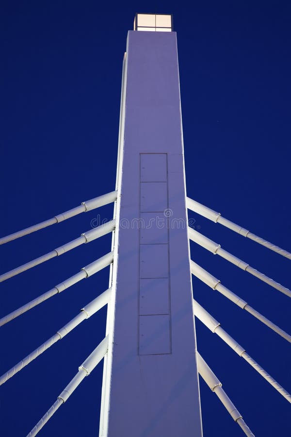 Blue Bridge in Cleveland stock photo. Image of bridge - 17726868