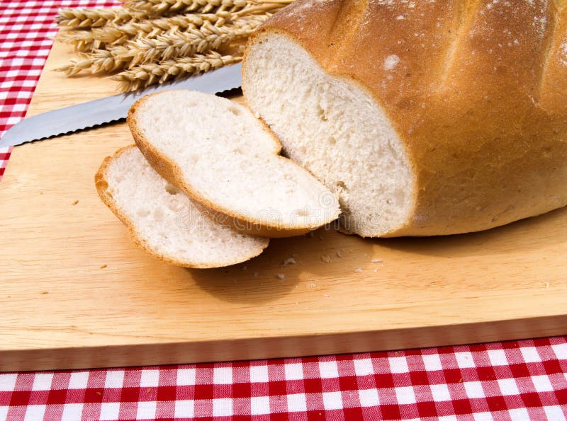 White British Loaf of Bread Stock Image - Image of bloomer, loaf: 199190251