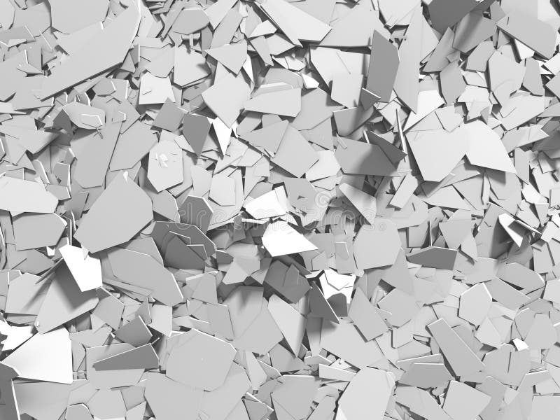 White Broken Cracked Surface Destruction Ground Stock Illustration ...