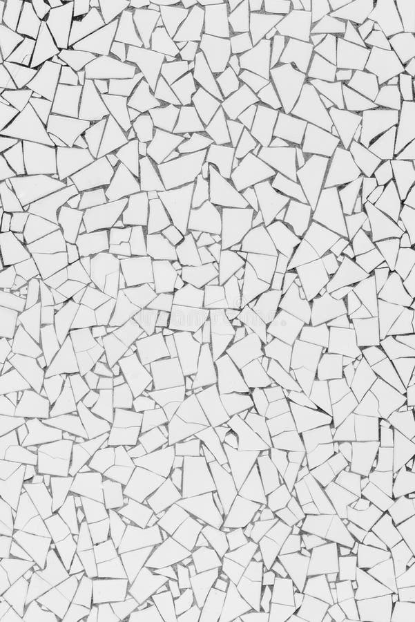 White broken tiles wall stock image. Image of mural, glazed - 89662901
